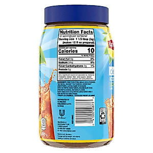 Lipton Diet Iced Tea Mix, Lemon, Makes 15 Quarts (Pack of 2)