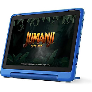 Kids Tablet Bundle: Includes Amazon Fire HD 10 Kids Pro tablet, 10.1" (2021 Release) | 32 GB | Intergalactic & Made for Amazon Bluetooth Kids Headphones with Boom Microphone Ages (7-12) | Blue