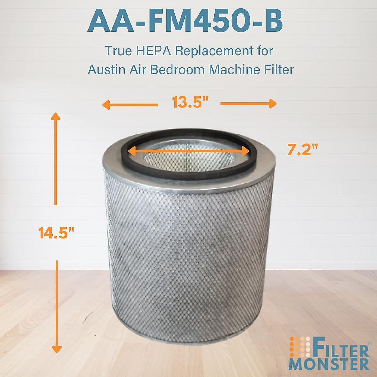 Filter-Monster Replacement Filter Compatible With Austin Air Bedroom Machine (HM402) with Pre-Filter
