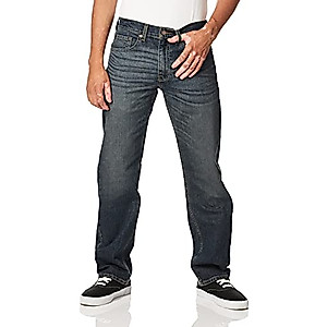Signature by Levi Strauss & Co. Gold Label Men's Relaxed Fit Flex Jeans (Available in Big & Tall), Headlands, 42W x 32L