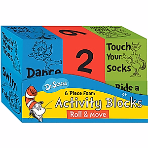 Eureka Dr. Seuss Roll & Move Foam Activity Blocks