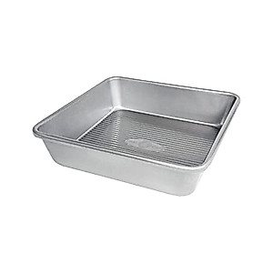 USA Pan Bakeware Seamless Nonstick Square Baking Pan, 8 x 8 x 2