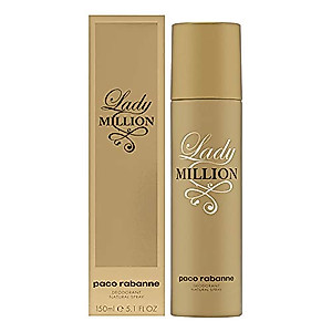 Paco Rabanne Lady Million Deodorant Spray, 5 Ounce