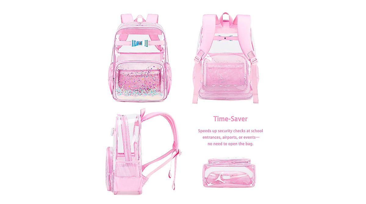 Gazigo Girls School Backpack Set - Stylish 3-in-1 Canvas Bag for Teen Girls