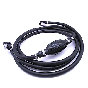 Boat Engine 0766489 766489 5008609 Fuel Line Assembly with Hose & Bulb for Johnson Evinrude OMC Outboard, Length 8ft/2.44m, Inner 5/16in/8mm, fits Sierra 18-8009S-1 18-8009S 18-8009EP-2 18-8009EP-1