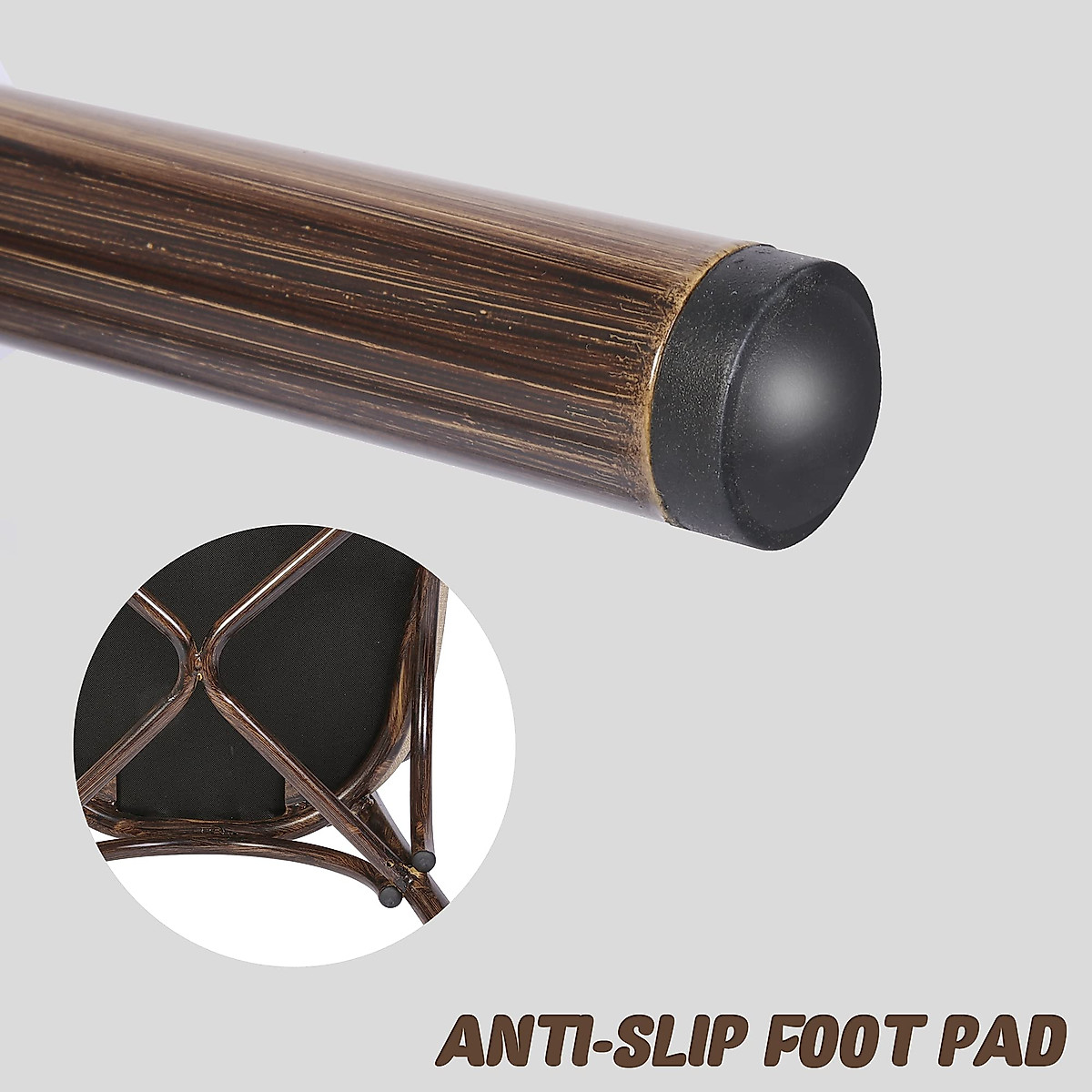 Koreyosh Modern Dining Chair Set of 2, Upholstered PU Leather Dining Room Chairs, Comfortable X-Shape Back Kitchen Chairs with Aluminum Frame for Outdoor or Indoor Use, Sand Beige