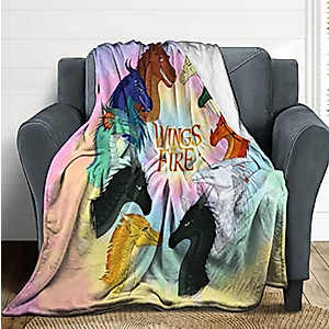 3D Printed Anti Pilling Flannel Blanket Warm Throw Blanket Ultra-Soft and Suitable for All Seasons Luxurious Carpet 50"X40"