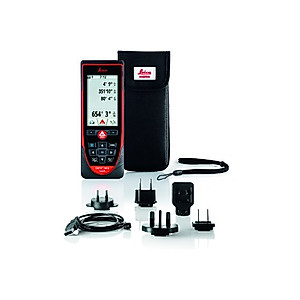 Leica DISTO D810 Touch 660ft Laser Distance Measurer w/Bluetooth and 1mm Accuracy, Red/Black
