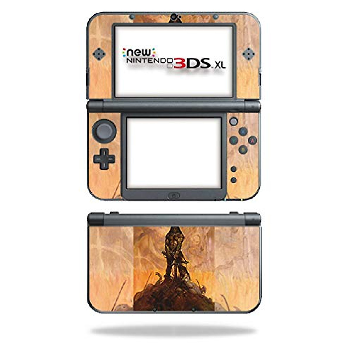 MightySkins Skin Compatible with Nintendo New 3DS XL (2015) - Barbarian | Protective, Durable, and Unique Vinyl Decal wrap Cover | Easy to Apply, Remove, and Change Styles | Made in The USA