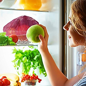 100 Pieces Elastic Food Covers Colorful Reusable Food Storage Covers Translucent Plastic Wrap for Bowl Dish Plate