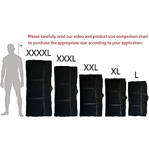 YiKitHom Extra Large Storage Duffle Bag with Zippers and Handles, Heavy Duty Blue Big Long Travel Bag -42x23x13.5Inch