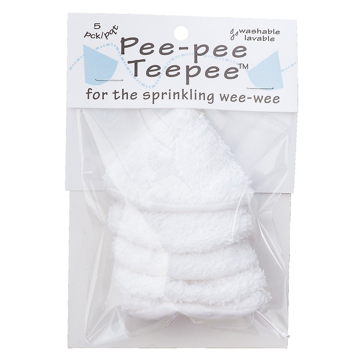 Beba Bean Pee-Pee Teepee Cellophane Bag - White