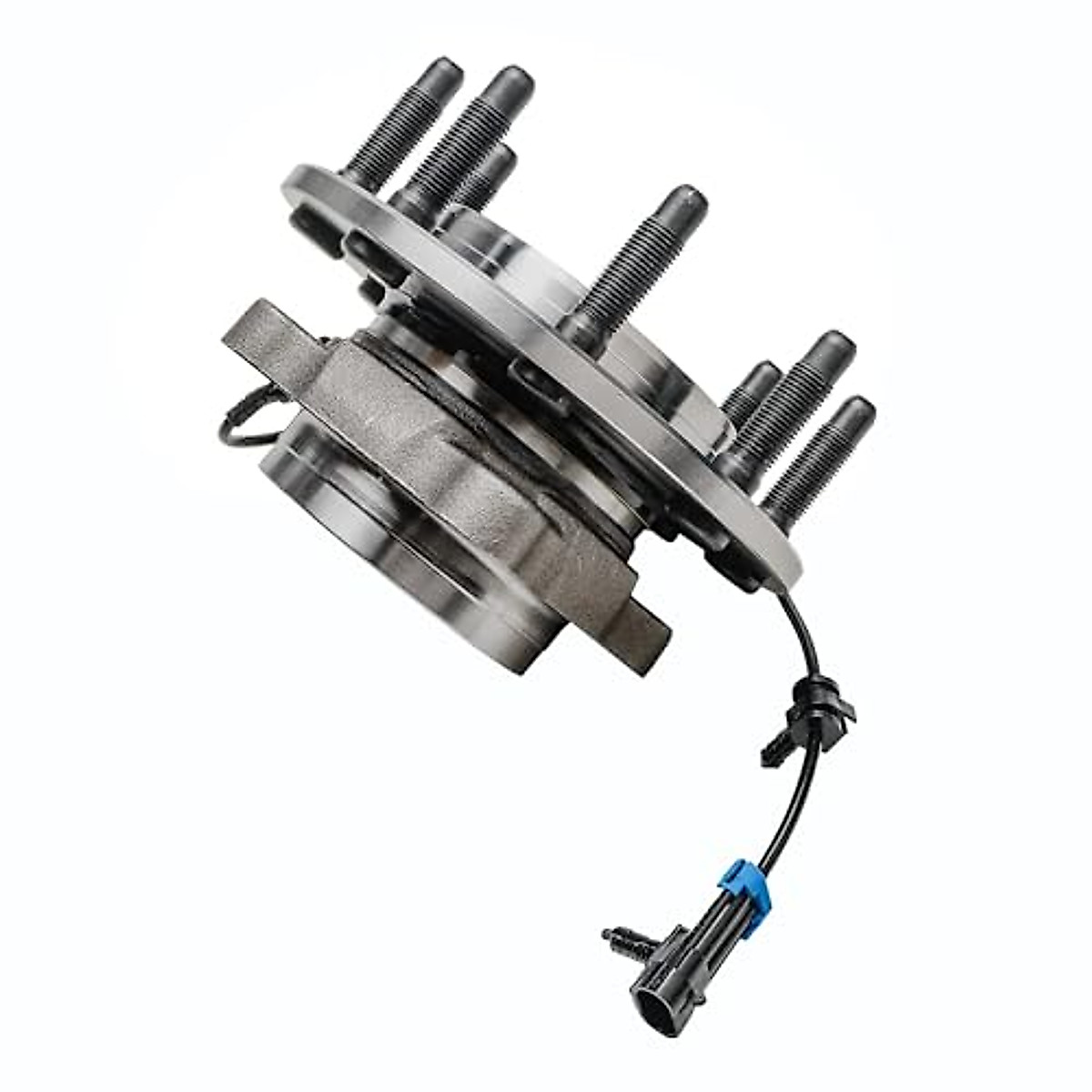 Detroit Axle - Front Wheel Bearing Hubs for Silverado Sierra 2500 3500 HD, Chevy GMC Suburban Yukon XL 2500 Hummer H2, Wheel Bearing and Hubs Assembly Set, Pair Hubs Replacement