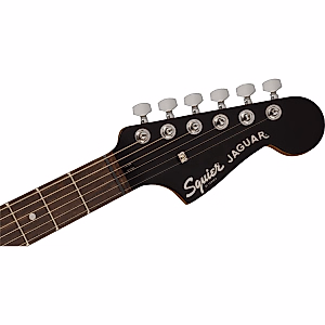 Squier Contemporary Jaguar ST Electric Guitar, with 2-Year Warranty, Shoreline Gold, Laurel Fingerboard, Black Pickguard