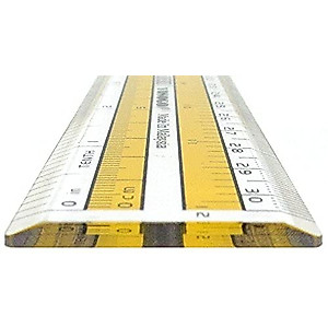 6 inch Rulers | 15 cm Rulers | Transparent Plastic Ruler | Pack of 12 of Premium Quality Rulers | Yellow, Green, Red and Blue