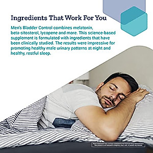 Life Extension Mens Bladder Control - Prostate & Bladder Health Supplement - For Support Urination & Sleep Patterns with Melatonin, Beta Sitosterol - Non-GMO, Gluten-Free, Vegetarian - 30 Capsules