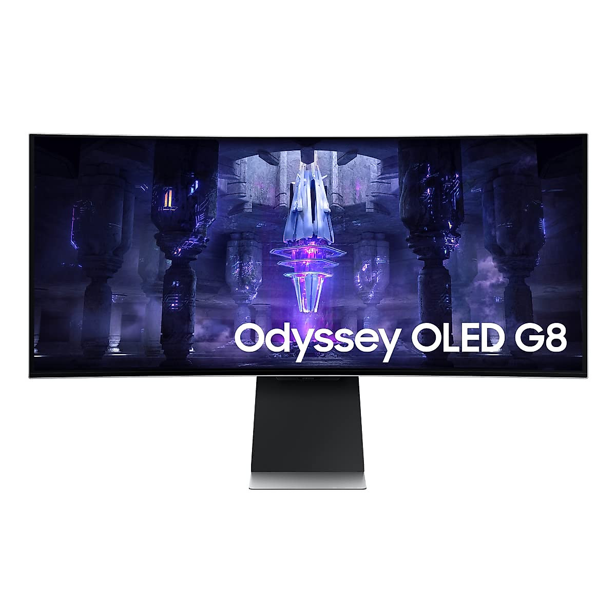 SAMSUNG 34-Inch Odyssey G85SB Series QD-OLED Ultra WQHD Curved Gaming Monitor, 175Hz, 0.03ms, DisplayHDR True Black 400, AMD FreeSync Premium Pro (Renewed)