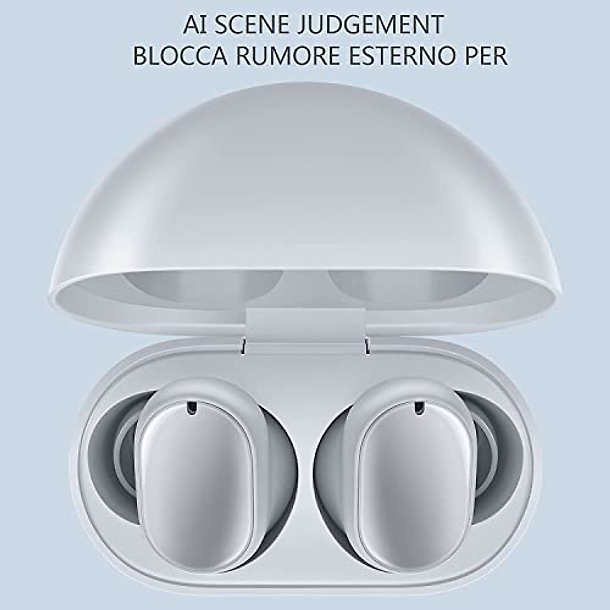 Xiaomi Redmi Buds 3 Pro True Wireless Airdots in-Ear Earbuds 35dB Smart Noise Cancellation, 28 Hour Battery Life,Dual-Device Connectivity,Wireless Charging 10min Charge use 3h,Dual Transparency Mode