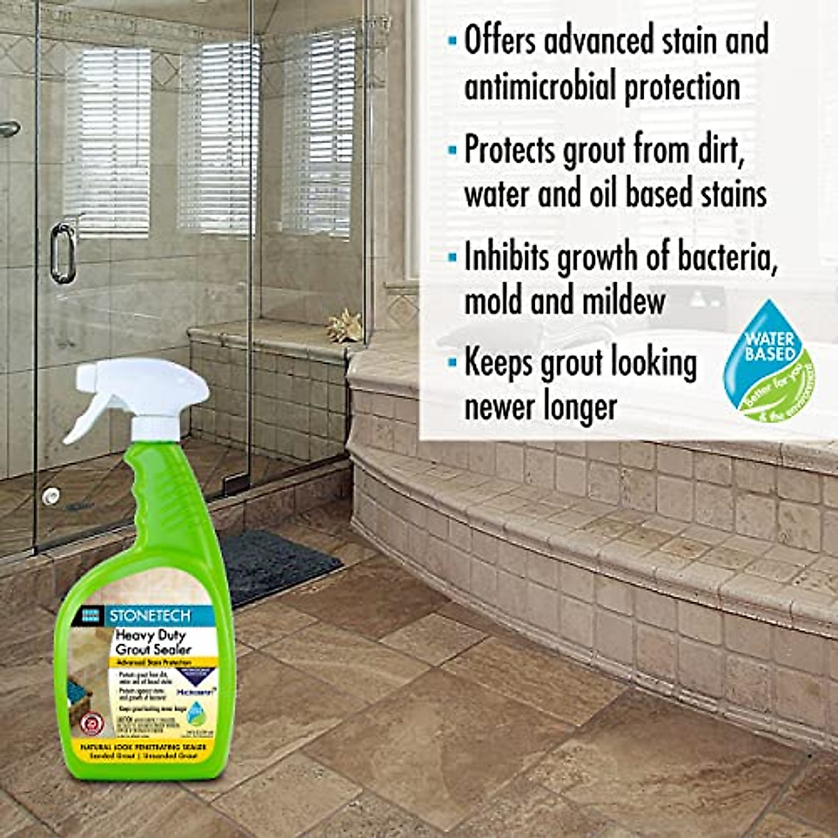 STONETECH Heavy Duty Grout Sealer , 24OZ (709ML) Spray Bottle
