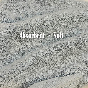 Hanging Hand Towels ( 2 In 1 set ) - Ultra Soft Coral Fleece Penguin Hand Bath Towel with Hanging Loop - Absorbent Towel for Bathroom Cleaning and Drying Washcloth - 9 X 9 Inches(Khaki+Blue)