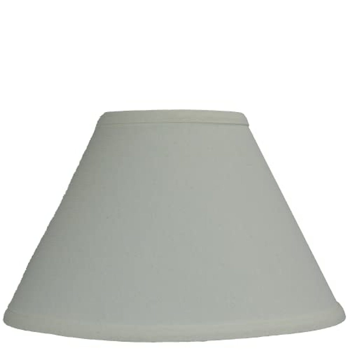 FenchelShades.com 5" Top Diameter x 12" Bottom Diameter 8" Height Fabric Empire Lampshade With Spider Attachment (Linen Beige Homespun)