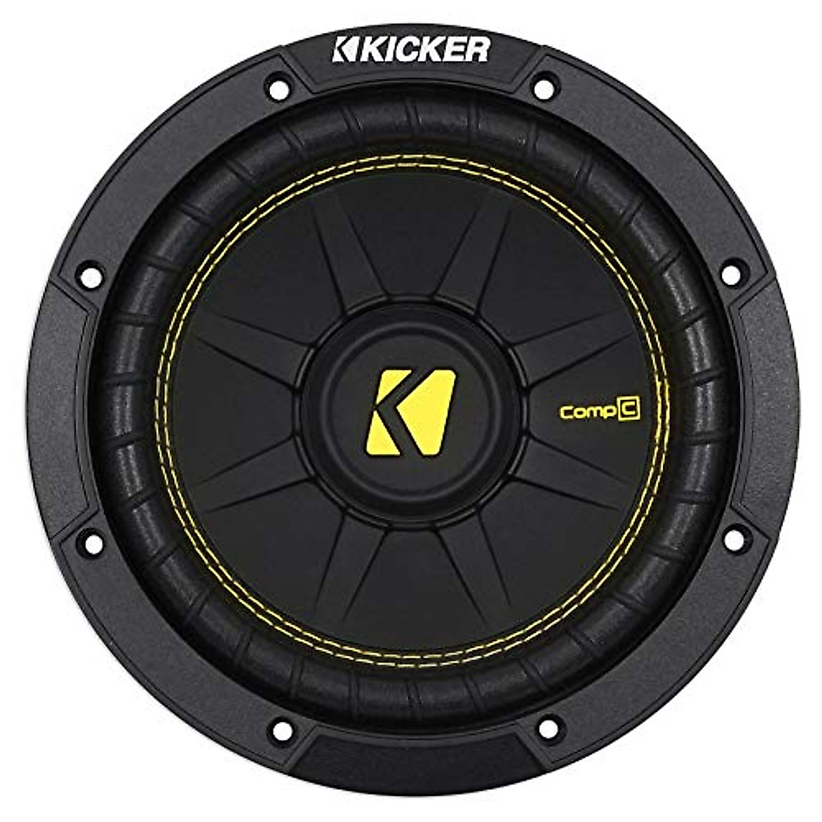 KICKER CWCS84 CompC 8" Subwoofer Single Voice Coil 4-Ohm