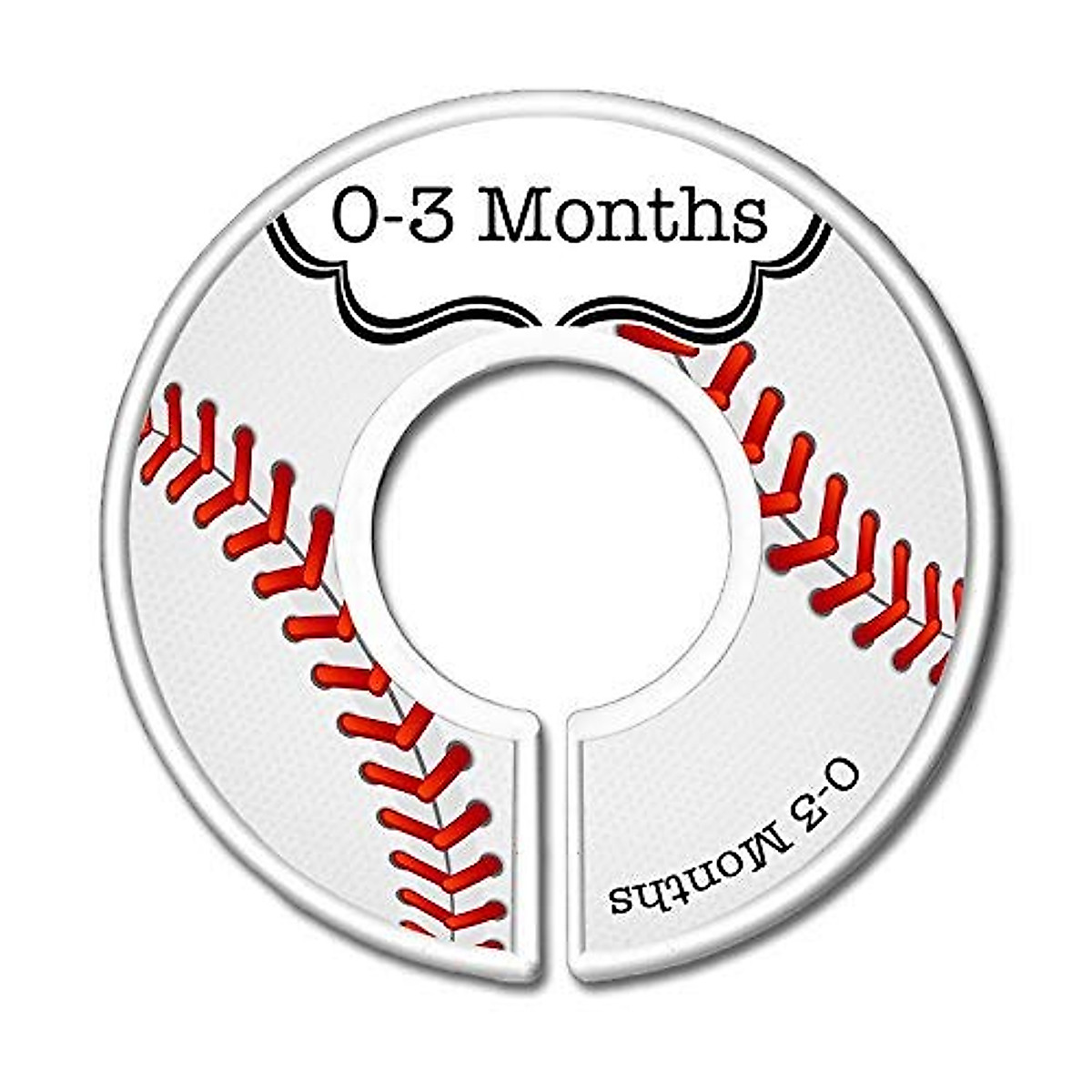 Baseball Nursery Closet Size Dividers, Boys Baseball Baby Clothes Organizers, Sports Theme Nursery - Gift for New Mom, Mom-To-Be, Nursery Organization (Set of 11 (Newborn to 5T))