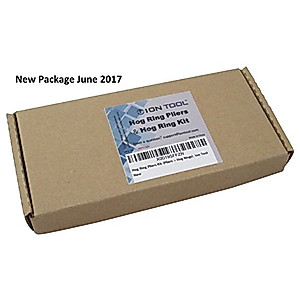 Hog Ring Pliers & 150 Galvanized Hog Rings, Professional Upholstery Installation Kit