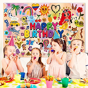 5x3FT Birthday Decorations Happy Birthday Banner, Party Decorations for Children Happy Birthday Banner Party Supplies Party Decorations