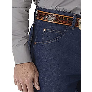 Wrangler Men's Cowboy Cut Relaxed Fit Jean, Rigid Indigo, 38W x 34L