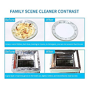 Dr.WOW (5Ct, 2-Pack Magic Cleaning Sponge 2X Compression, 2X Durable Extra Long Melamine Sponge Compression Type 4.33 * 3.15 * 0.79in