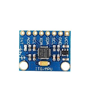 Mixse MPU-6050 MPU6050 GY-521 3 Axis Accelerometer Gyroscope Sensor Module 6DOF 16 Bit AD Converter Data Output for Arduino Raspberry UNO 1pcs