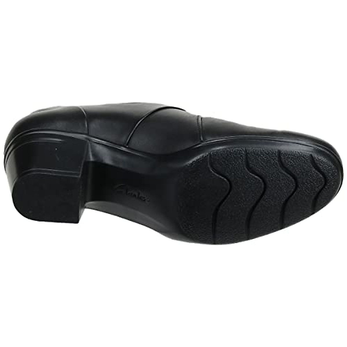 Clarks womens Emslie Lulin footwear, Black, 10 Wide US