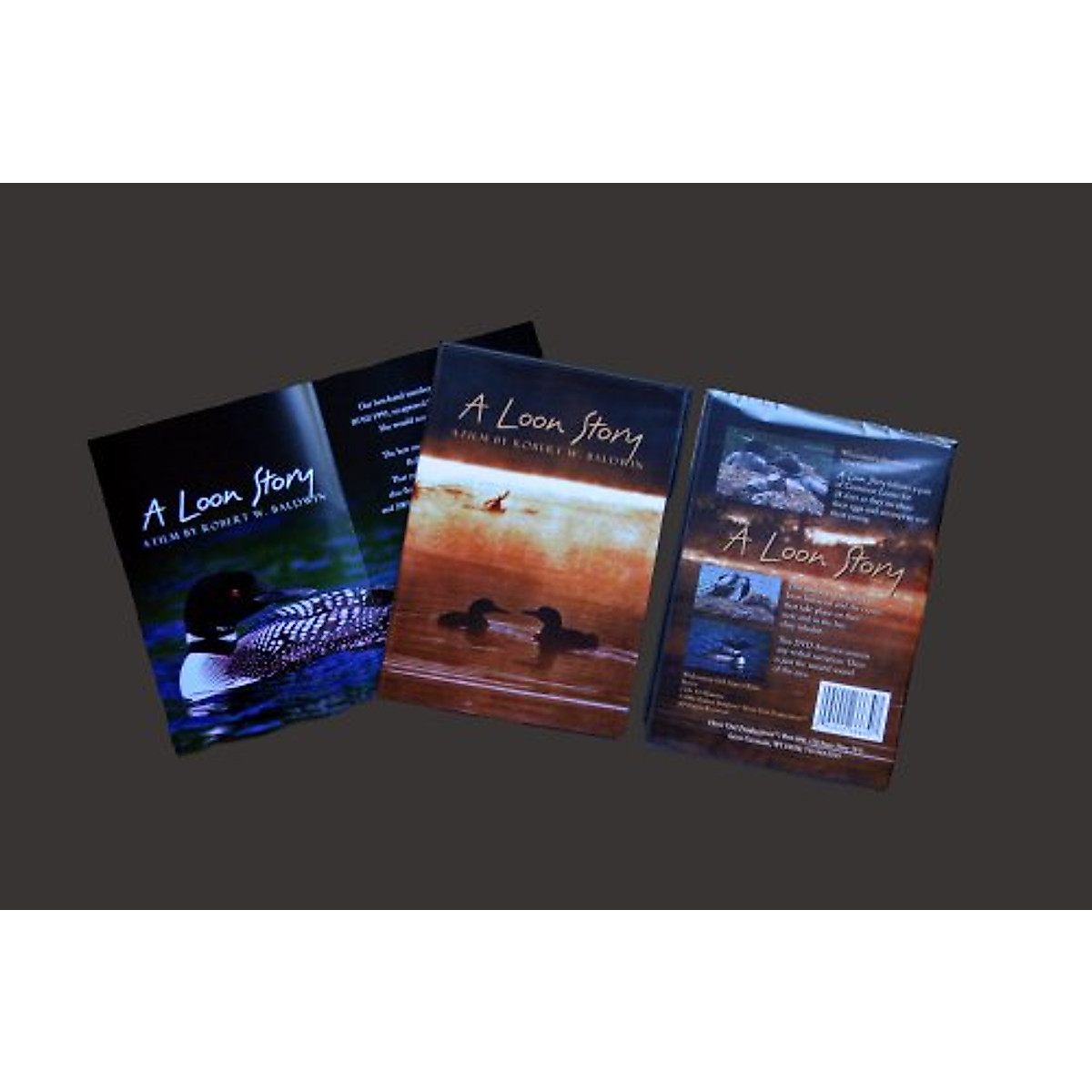 LOON STORY, a 2006 Wildlife & Nature DVD of a Pair of Common Loons in Wisconsin's Vilas County That Spans 28 Days of Caring for Their Eggs and Trying to Rear Offspring.