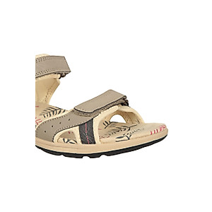 Mountain Warehouse Athens Printed Womens Sandals Beige Womens Shoe Size 8 US