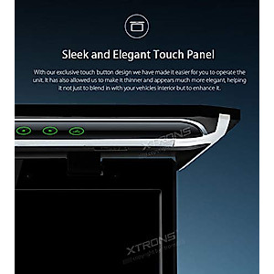 XTRONS® 15.6 Inch Ultra-Thin FHD Digital TFT Screen 1080P Video Car Overhead Player Roof Mounted Monitor HDMI Port (No DVD)