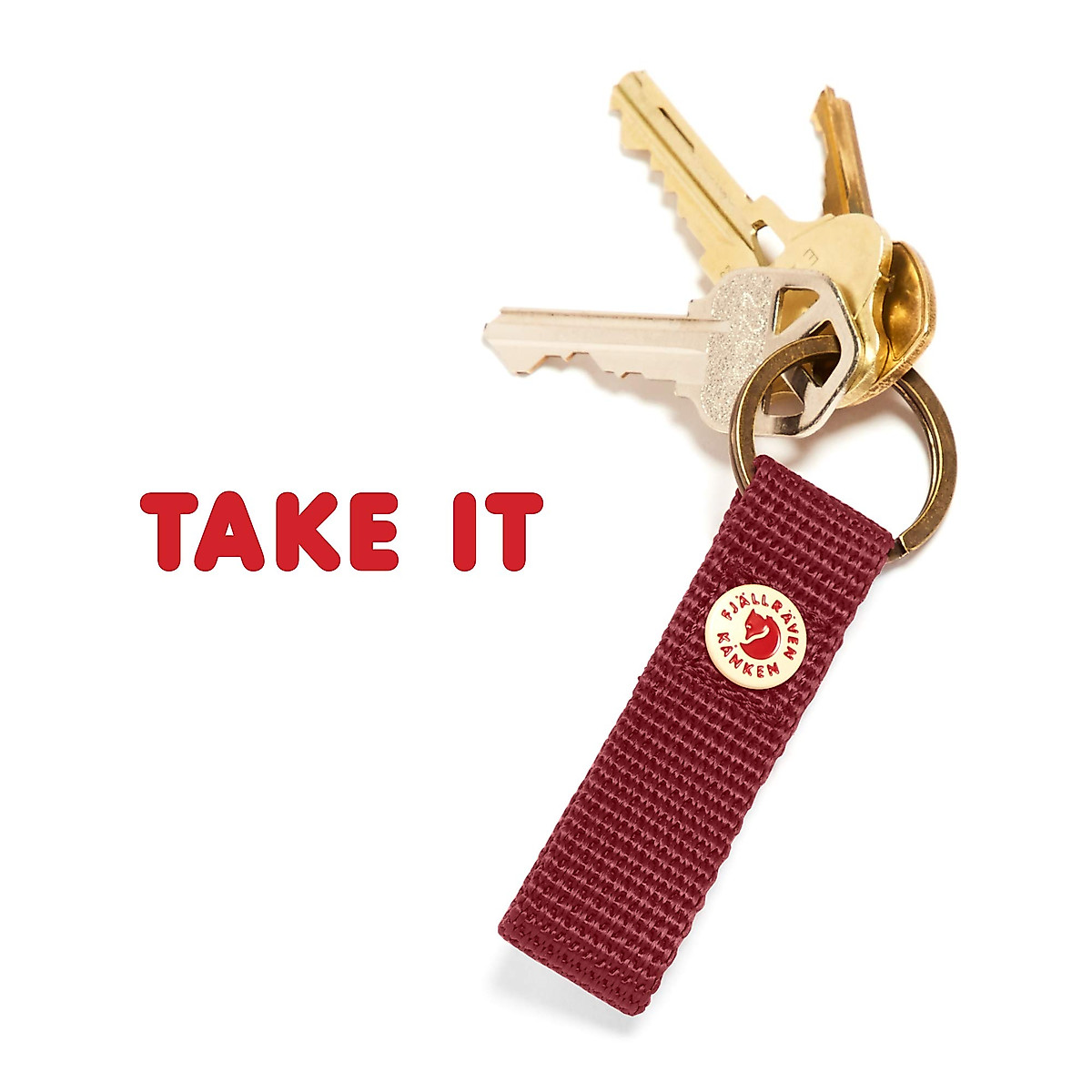 Fjallraven F23785326 Kanken Keyring Ox Red