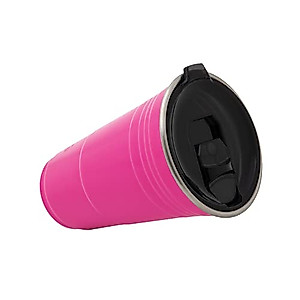 Wyld Gear 16 oz. Insulated Stainless Steel Party Cup Tumbler - Pink