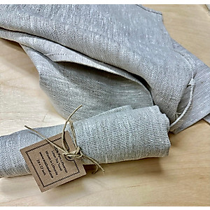 Trendy Tripper 100% Pure Lithuanian Linen Tea Towel Natural White Melange 20” x 27” (Natural White Melange, 1)