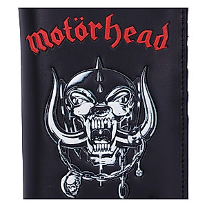 Nemesis Now Officially Licensed Motorhead Ace of Spades Warpig Snaggletooth Embossed Purse, Black, 18.5cm