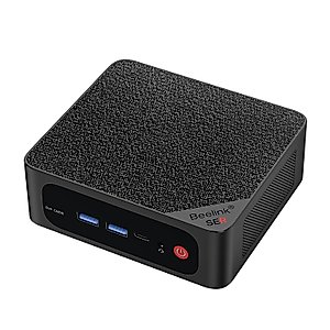 Beelink SER5 MAX AMD Mini PC, Ryzen 7 5800H (8C/16T, up to 4.4GHz) Mini Computer, 16GB 500GB PCle3.0 SSD Micro Desktop, Small PC 4K Triple Displays, WiFi 6+BT 5.2, USB3.2 Gen 2, Home, Office, Business