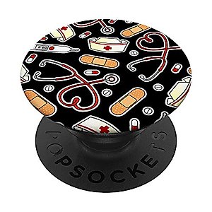 Nurse Gift Nurse Life Nursing Girls Medical Doctor Oncology PopSockets Swappable PopGrip