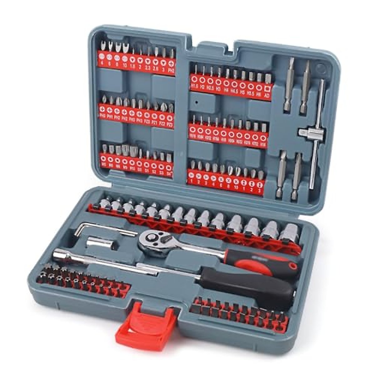 Sweden 126 Piece Set Of 1/4 Batch Head Socket Tool Set, Multi-purpose Batch Head Screwdriver