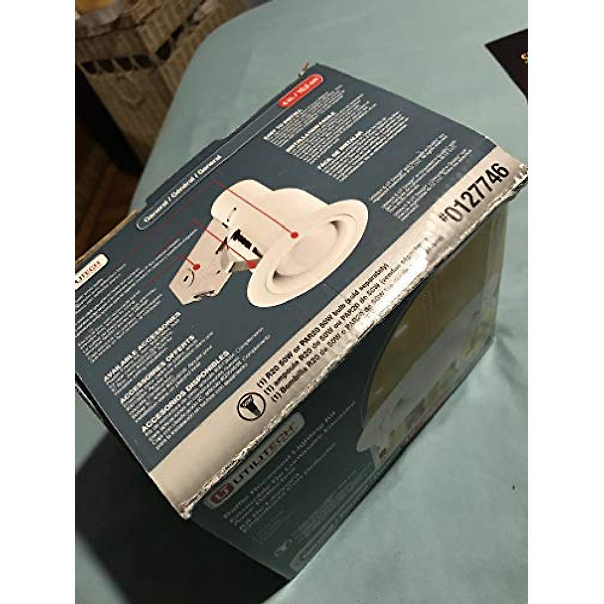 Globe Electric Globe Electric 9241201 4 Inch Recessed Lighting Kit, Open Kit with White Finish