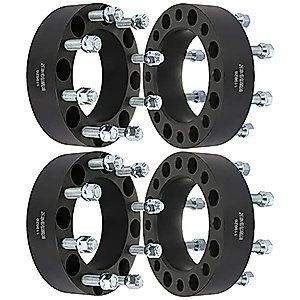 SCITOO 4X 8x170 2 inch Wheel Spacers 8x170mm 8 Lug 14x1.5 Studs 130mm Compatible with for F-250 for F-350 Super Duty