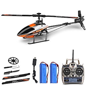 WLtoys V950 Remote Control Helicopter, 6 Channel Brushless RC Helicopters with 3D/6G Mode, 2.4GHz RC Aircraft RTY for Kids, Adults, Beginners, Flybarless