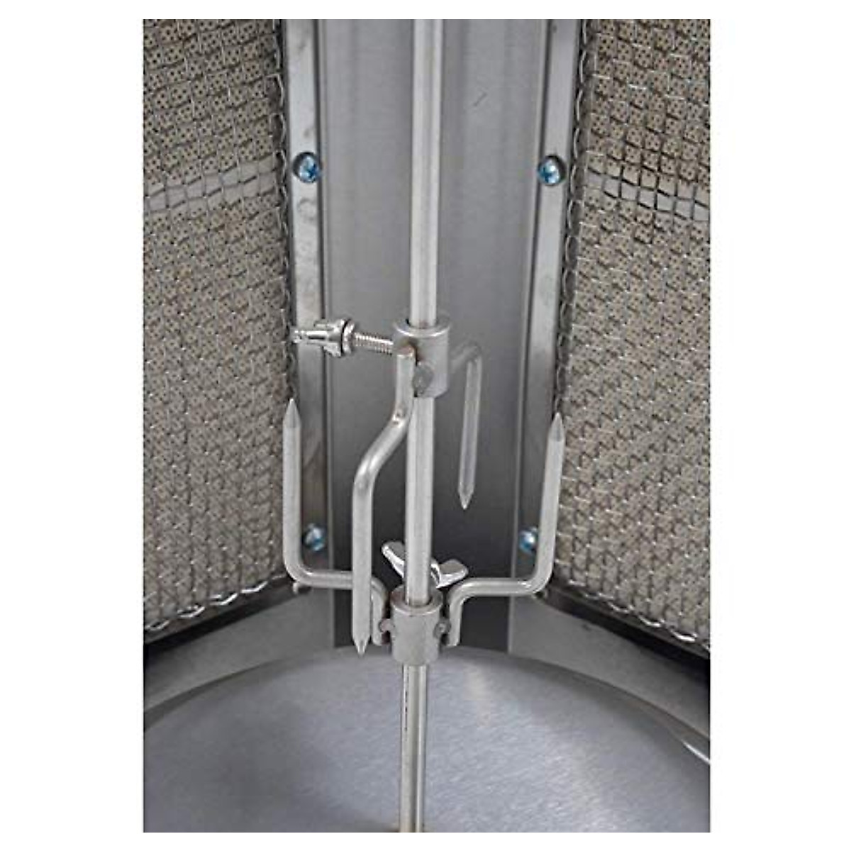 Two Ceramic Burners Gas Electric 2 in1 Automatic Rotating Doner Kebab Machine Chicken Shawarma Grill Machine