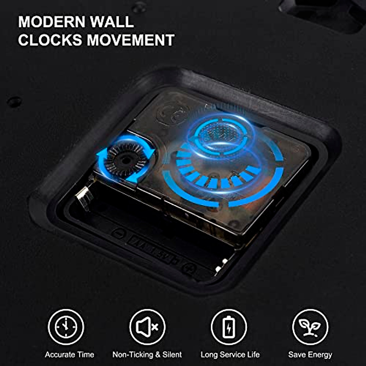 YIOYULEN Wall Clock, Clocks for Wall with Temperature Humidity, 12 Inch Wall Clock Non Ticking Battery Operated Decorative for Home Bathroom Kitchen Office (Silver)