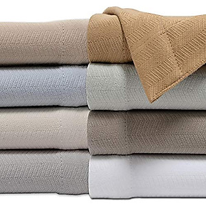 OakRidge Woven Extra-Soft Micro Cotton Blanket, Premium All-Season Blanket