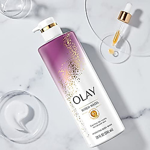 Olay Hydrating Body Wash with Witch Hazel and Vitamin B3 (Pack of 4)
